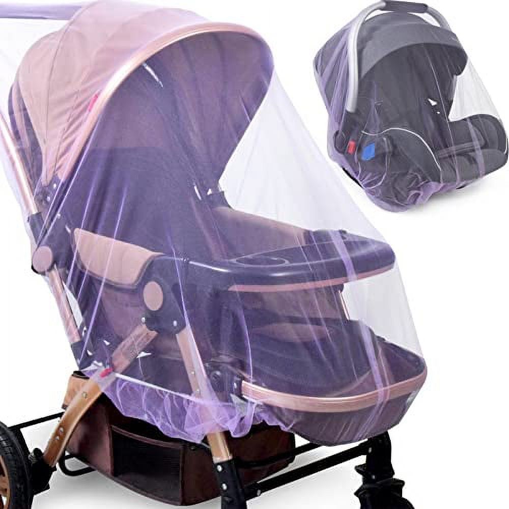 Mosquito Net for Stroller - 2 Pack Durable Baby Stroller Mosquito Net ...