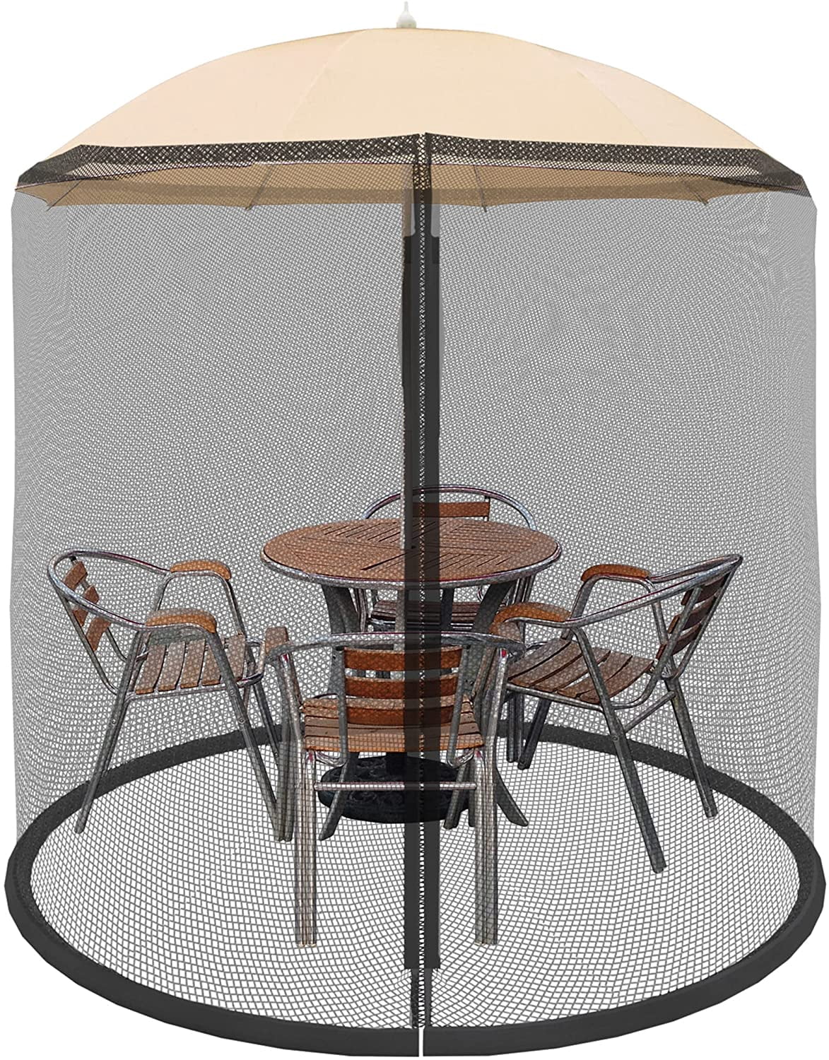 Mosquito Net for Patio Umbrellas - Bug Screen 7.5ft Umbrella to Keep ...