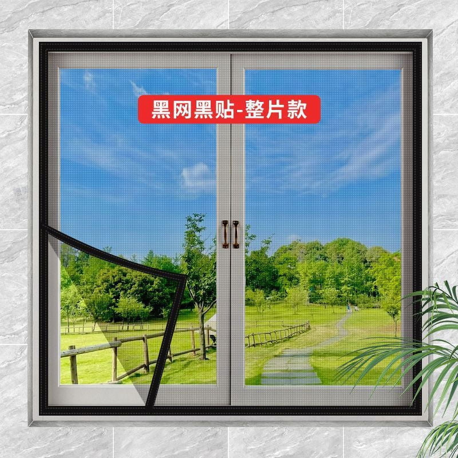 Mosquito Nets for Window, Anti-Mosquito Window Screens, Invisible Black ...