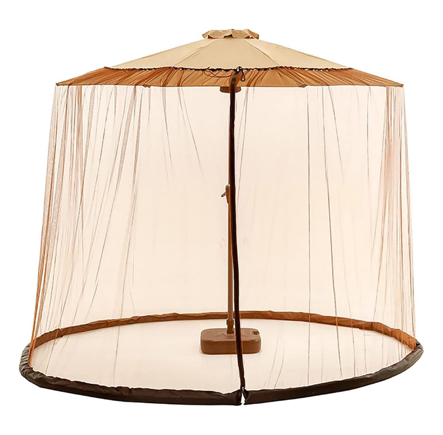 Mosquito Netting for Patio Umbrella, 11-12 ft Patio Umbrella Screen ...