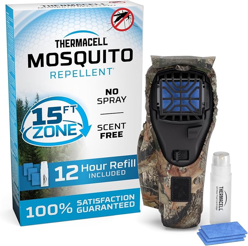 Mosquito Portable Repeller; Includes 12-Hour Refill; 15 Foot Zone of ...