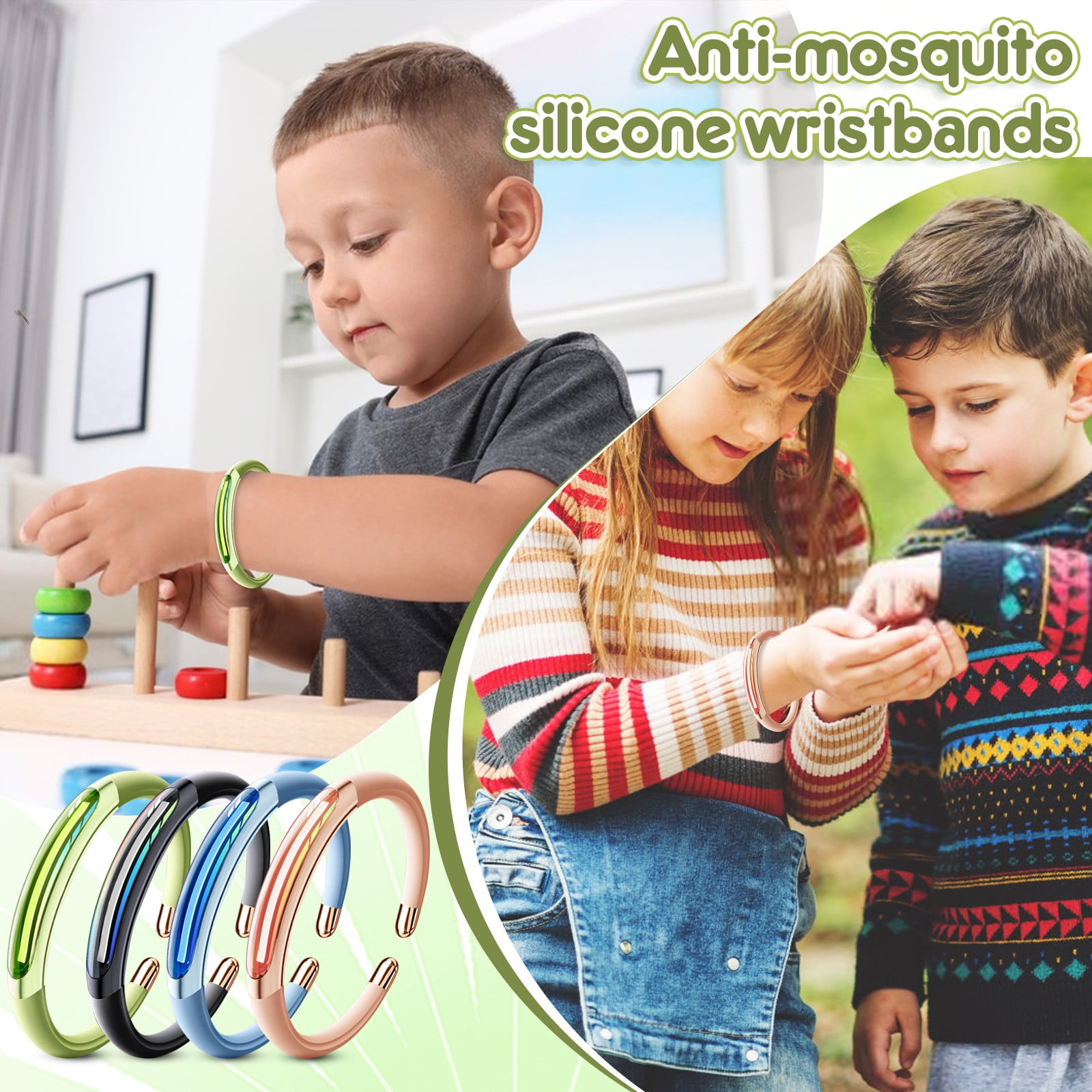 Mosquito Repellent Bracelets, Insect & Pest Repellent Wristbands for ...