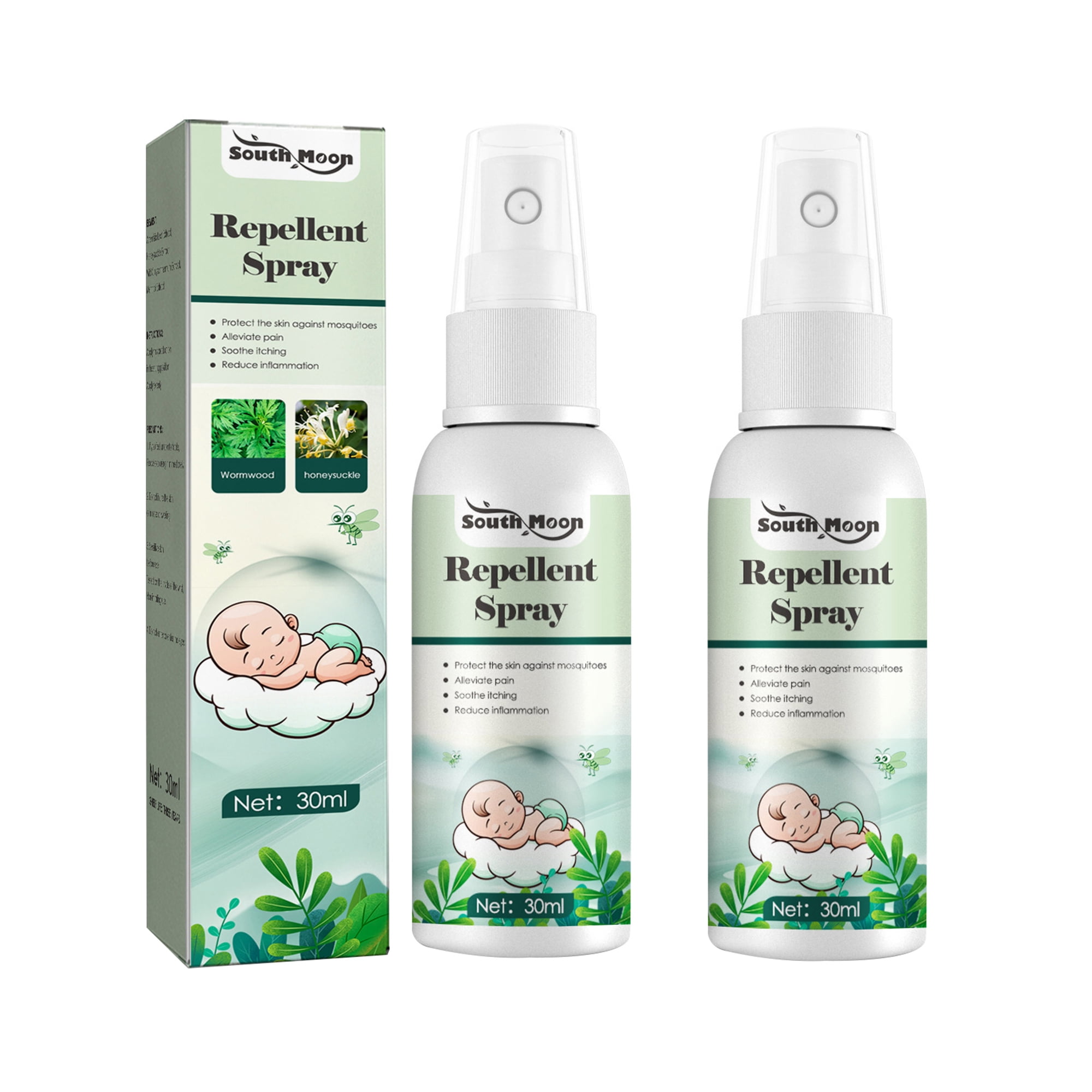 Mosquito Repellent Spray for Body, Made with Plant Essential Oils ...