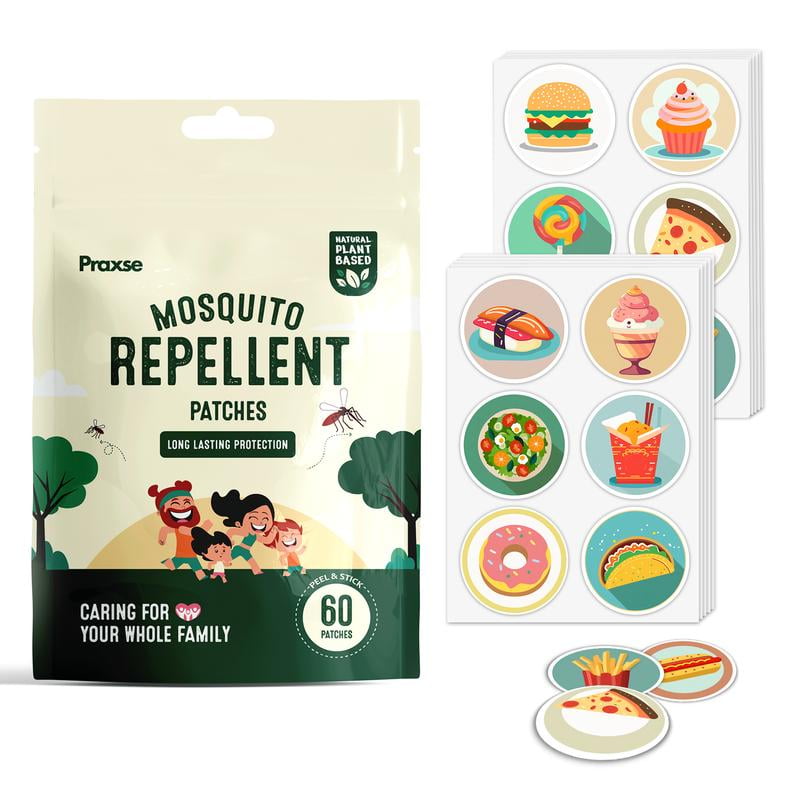 Mosquito Repellent Stickers 60 Pcs- Your Adorable Guardians: Effective ...