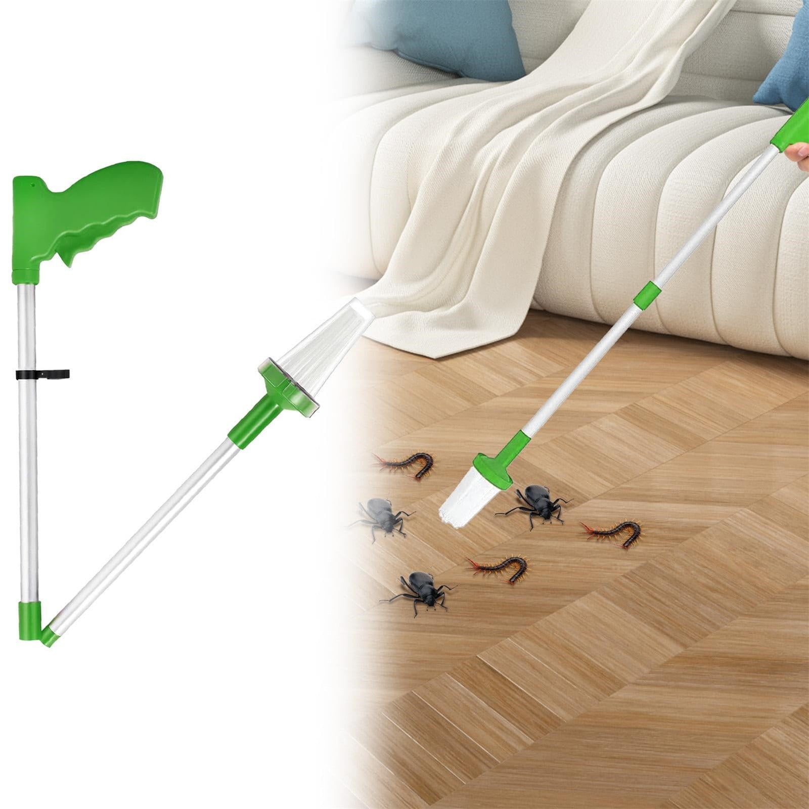 Maijiayi Spider Catcher With Long Handle - Non-Contact Spider, Foldable ...