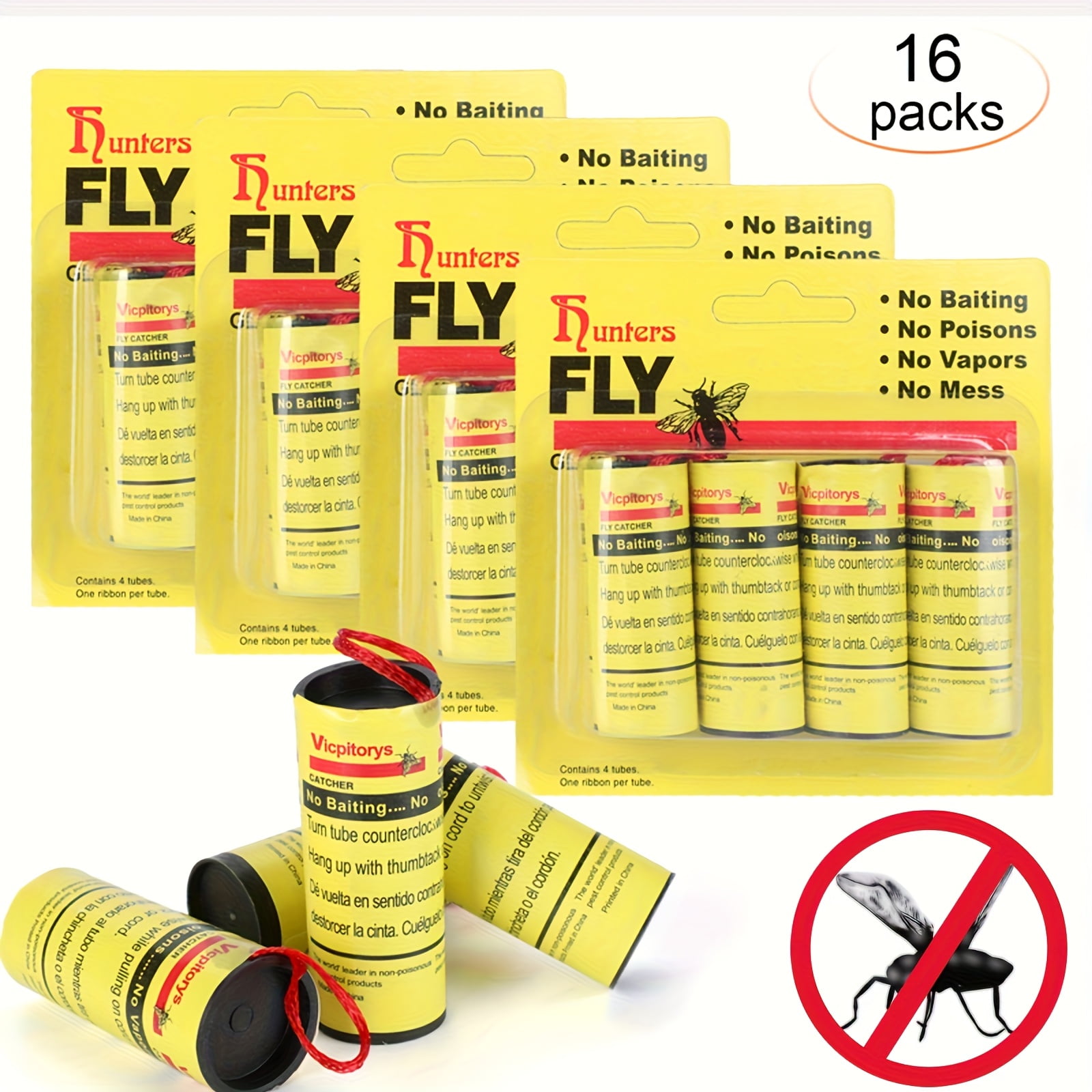 Mosquito Roll,Insect Sticker,Insect trap - Walmart.com