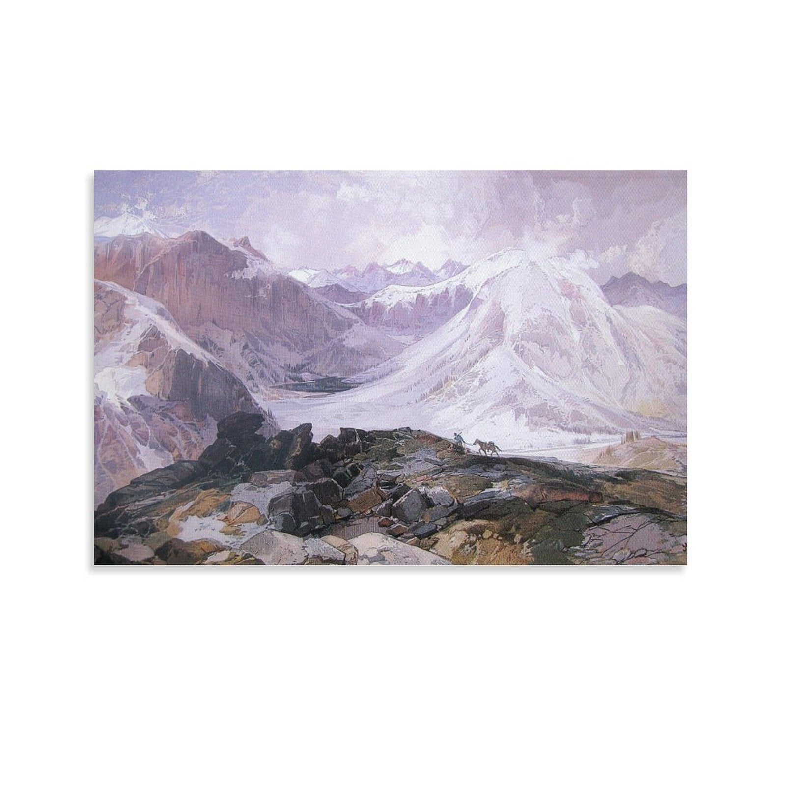 Mosquito Trail By Thomas Moran Art Prints Paintings Canvas Poster ...