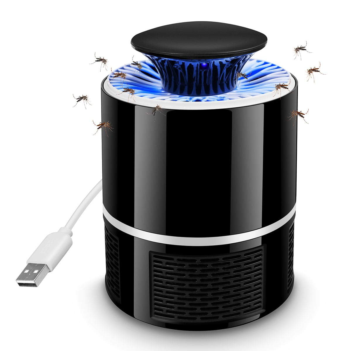 Mosquito Trap, Indoor USB Powered Bug Zapper Fly Trapper Electric ...