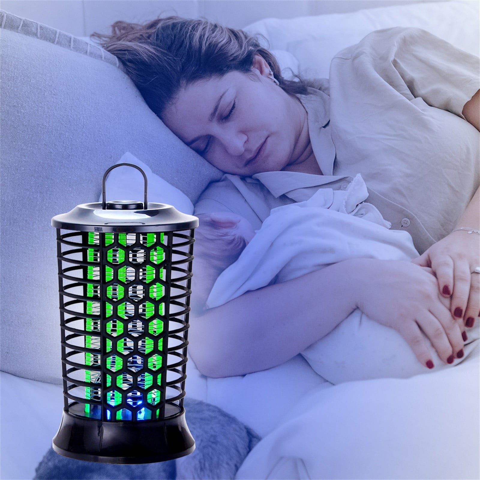 Mosquito Zapper, Electric Insect Killer, 360° LED Light Trap for Indoor ...