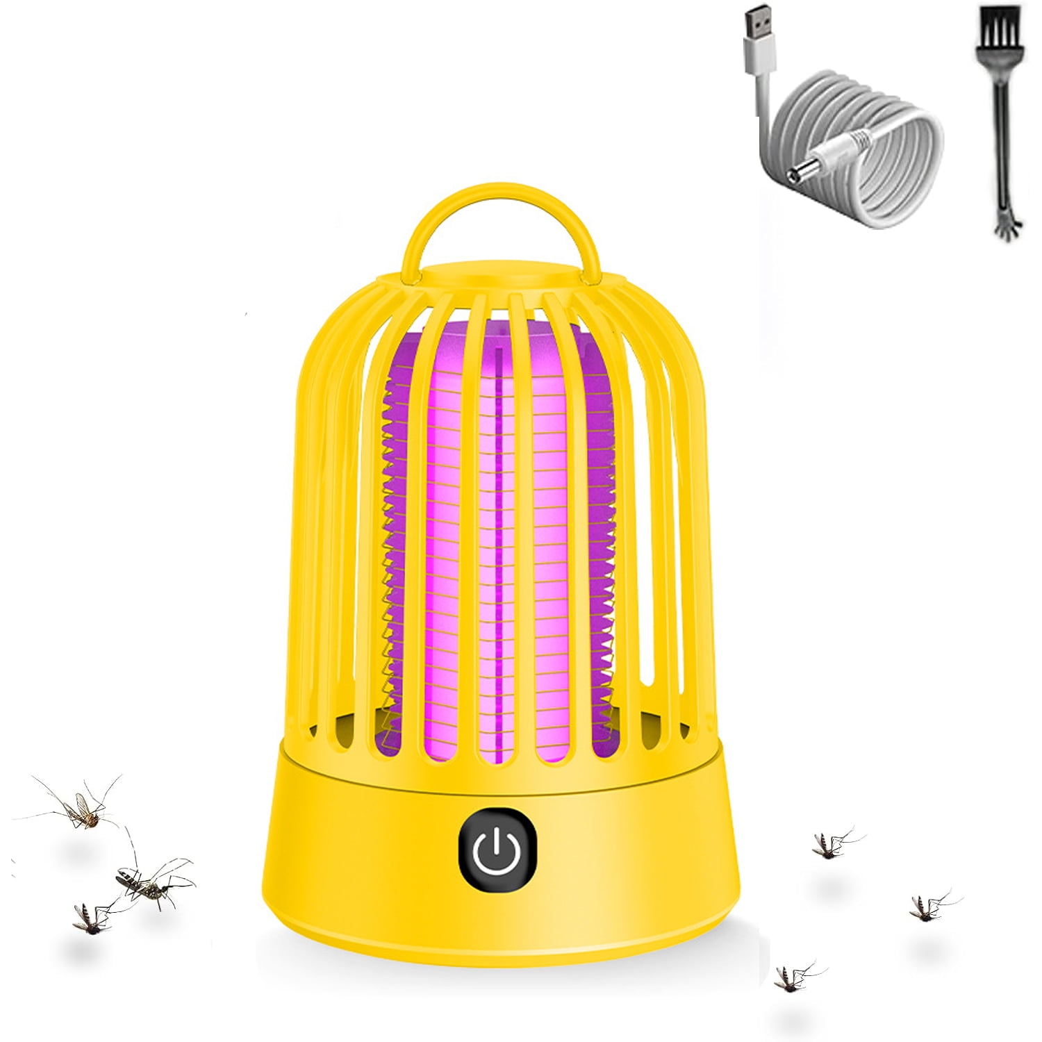 Mosquito Zapper for Indoor Outdoor, Portable Electric Bug Zapper with ...