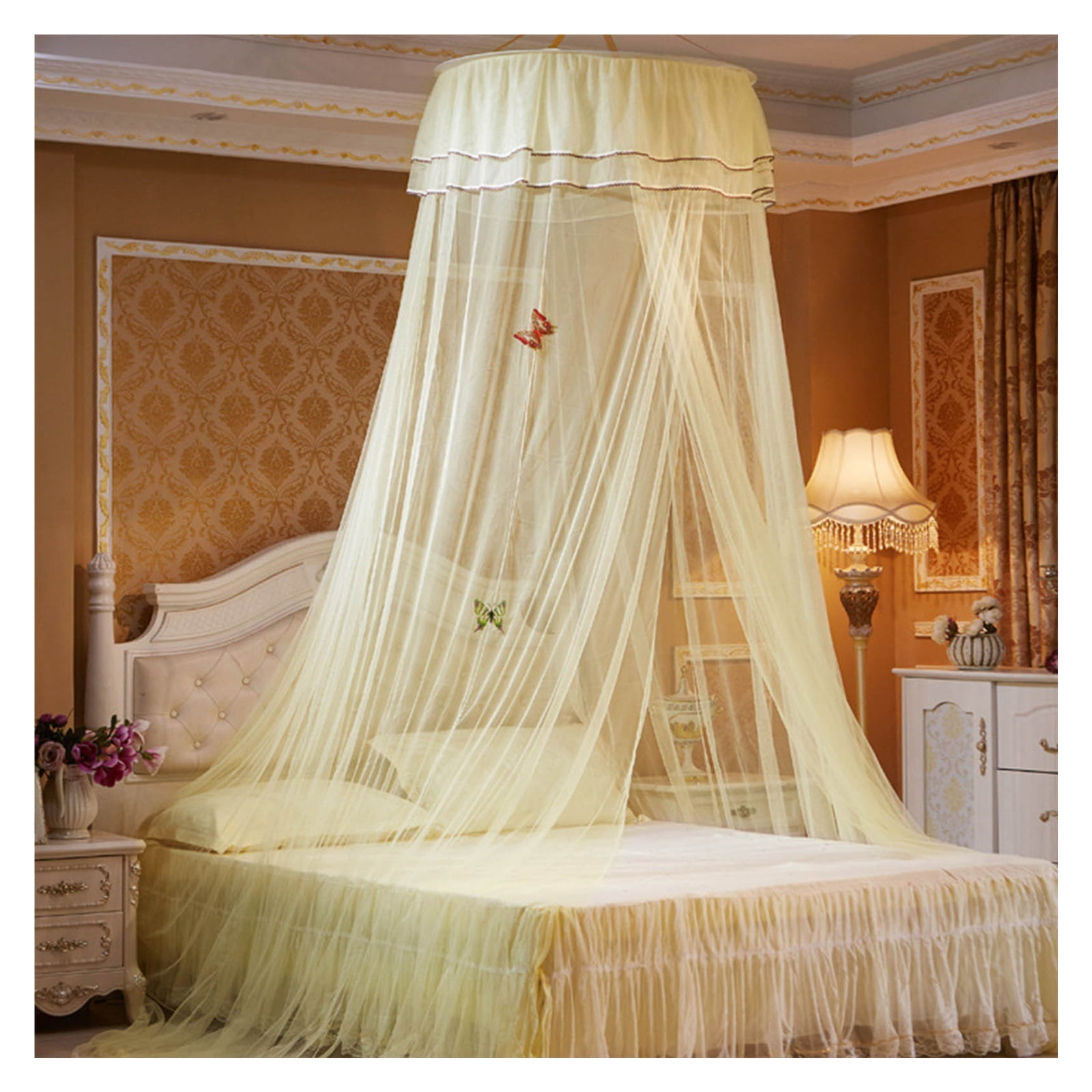 Mosquito net, dome-shaped hanging mosquito net, mosquito net for double ...