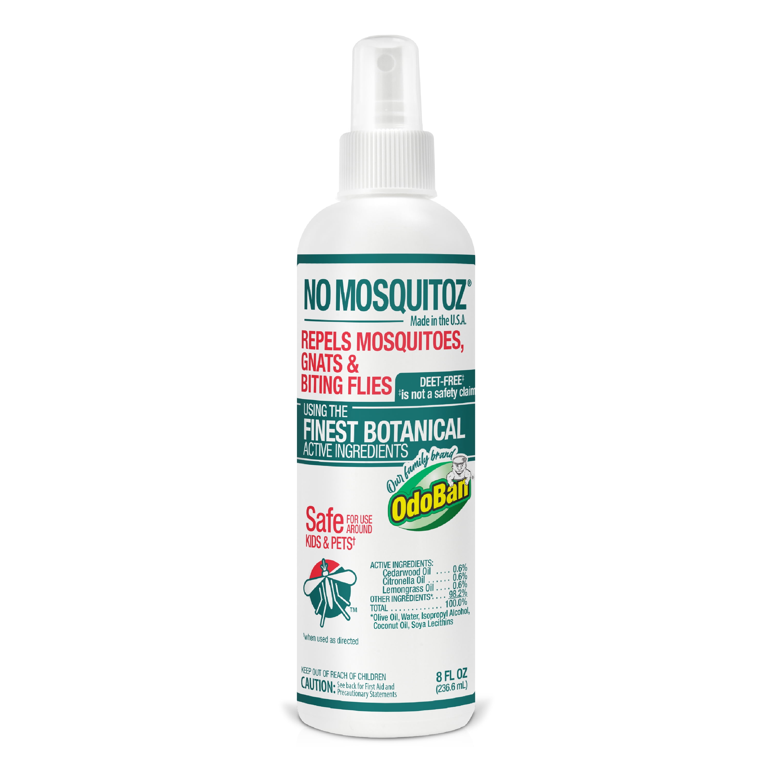 No Mosquitoz Botanical Insect Repellent, DEET-Free, Made with Natural ...