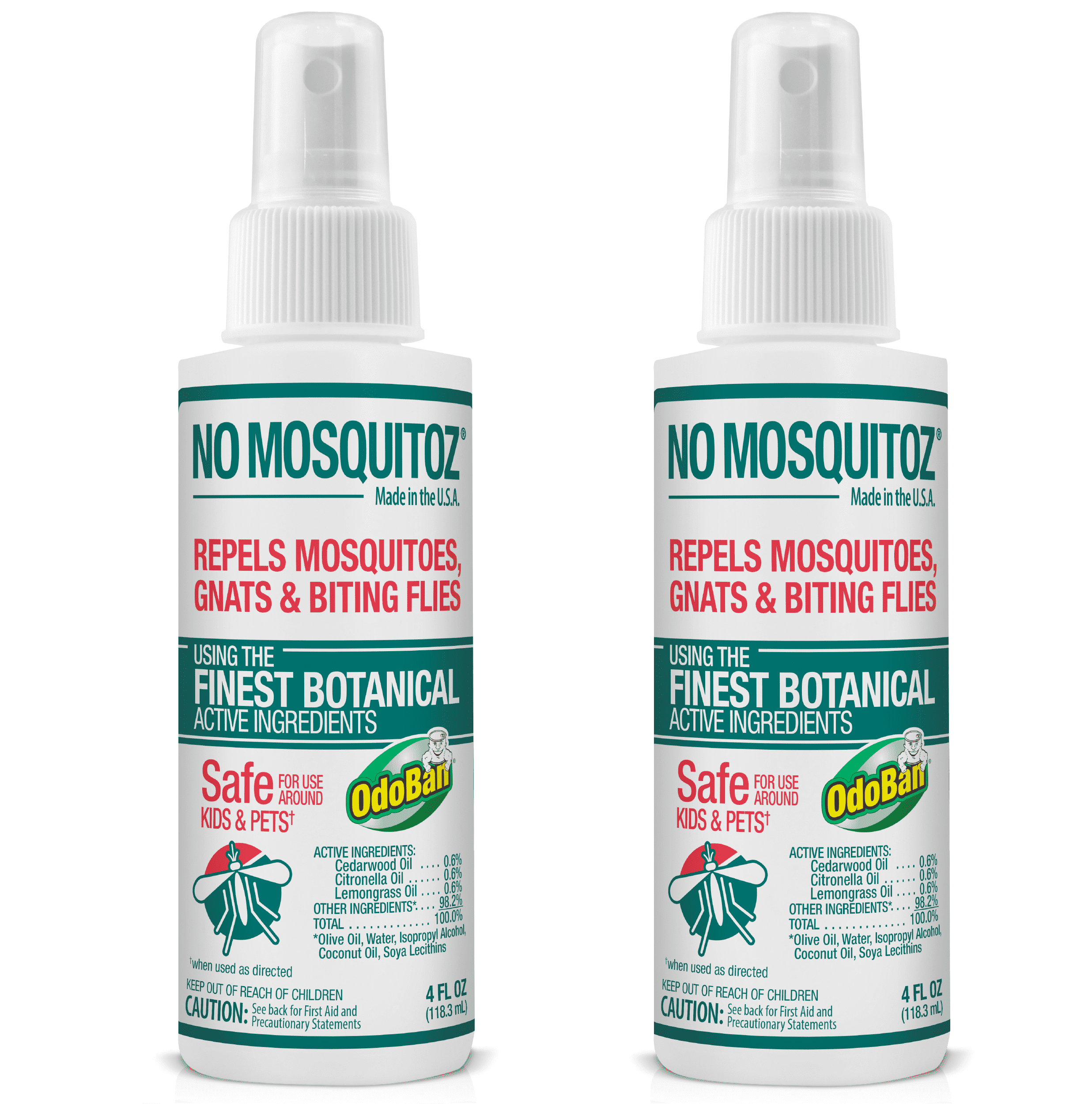 No Natz Botanical Bug Repellent Spray, Effective for Gnat, Mosquito ...