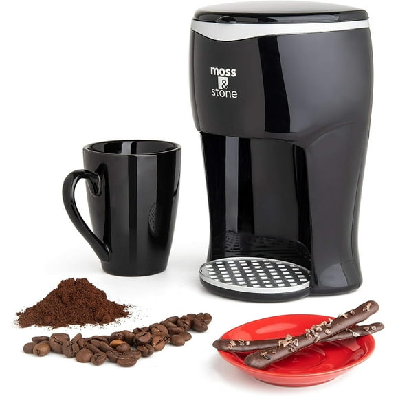 Auseo Barista Coffee Maker, 5-Cup Quick Brew Drip System, Funnel, Glass ...