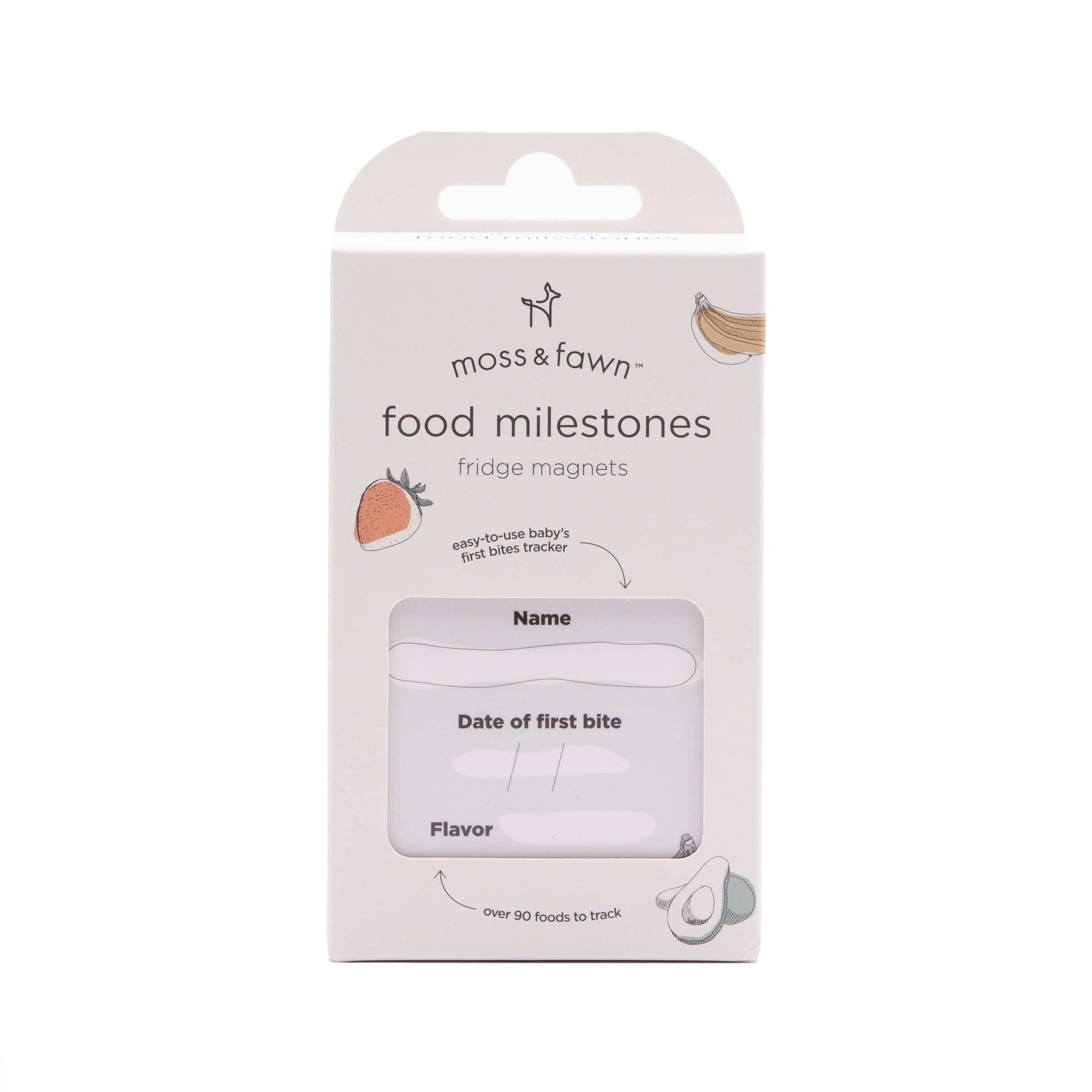 Moss and Fawn Food Milestones Magnet - Walmart.com