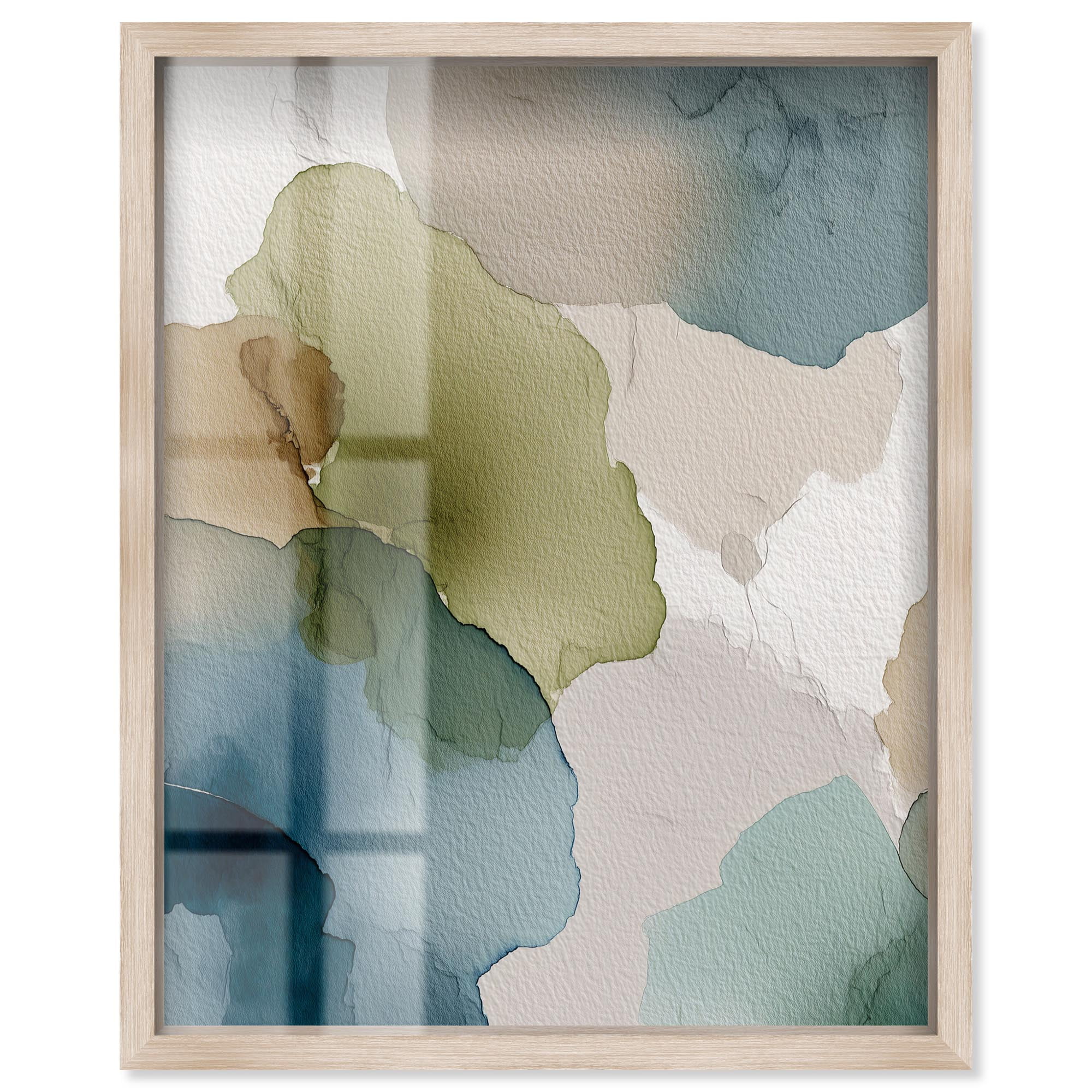 Moss and Mineral Forms III Shadowbox Print Nature Decor by Art Remedy ...