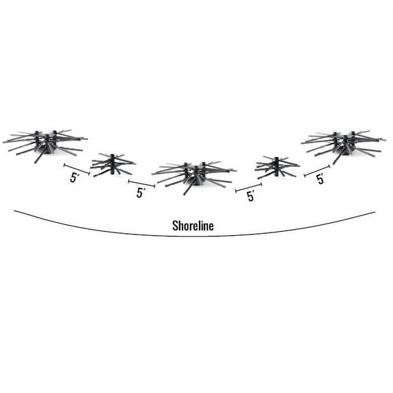 MossBack Fish Habitat Essential Shoreline Bundle Fish Habitat Structure ...