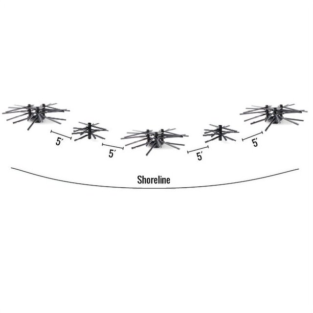 MossBack Fish Habitat Essential Shoreline Bundle Fish Habitat Structure ...