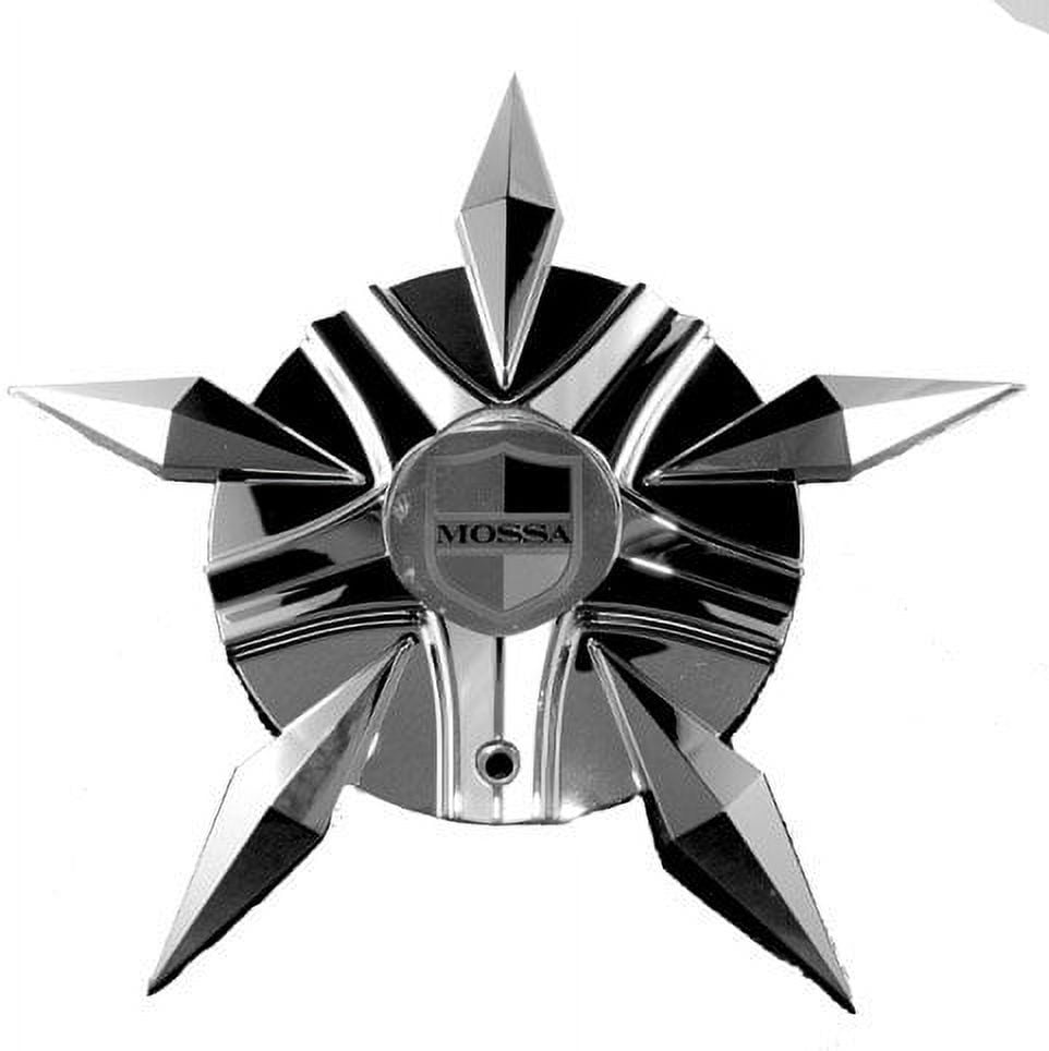 Mossa Wheels Custom Center Cap Chrome (Set of 4) # MS-CAP-L221 Turin ...