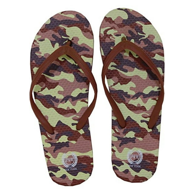 Mossad Adult Men Camo Military Collection Flip Flop Thong Sandals Camouflage Flip Flops Army ...