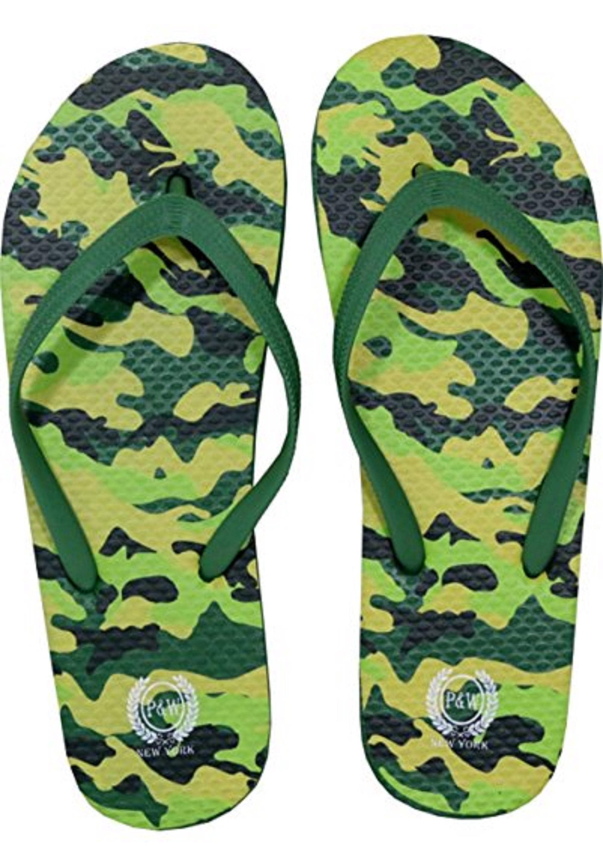 Mossad Adult Men Camo Military Collection Flip Flop Thong Sandals ...
