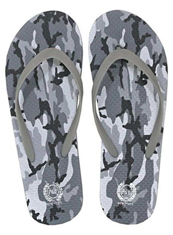 Mens Camo Flip Flops