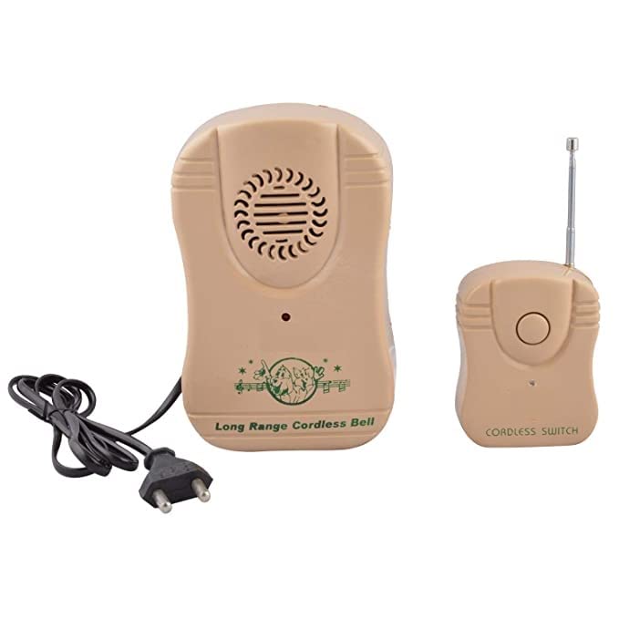 Mossel Wirelees Cordless Remote Calling BellHigh Range Calling Bell ...