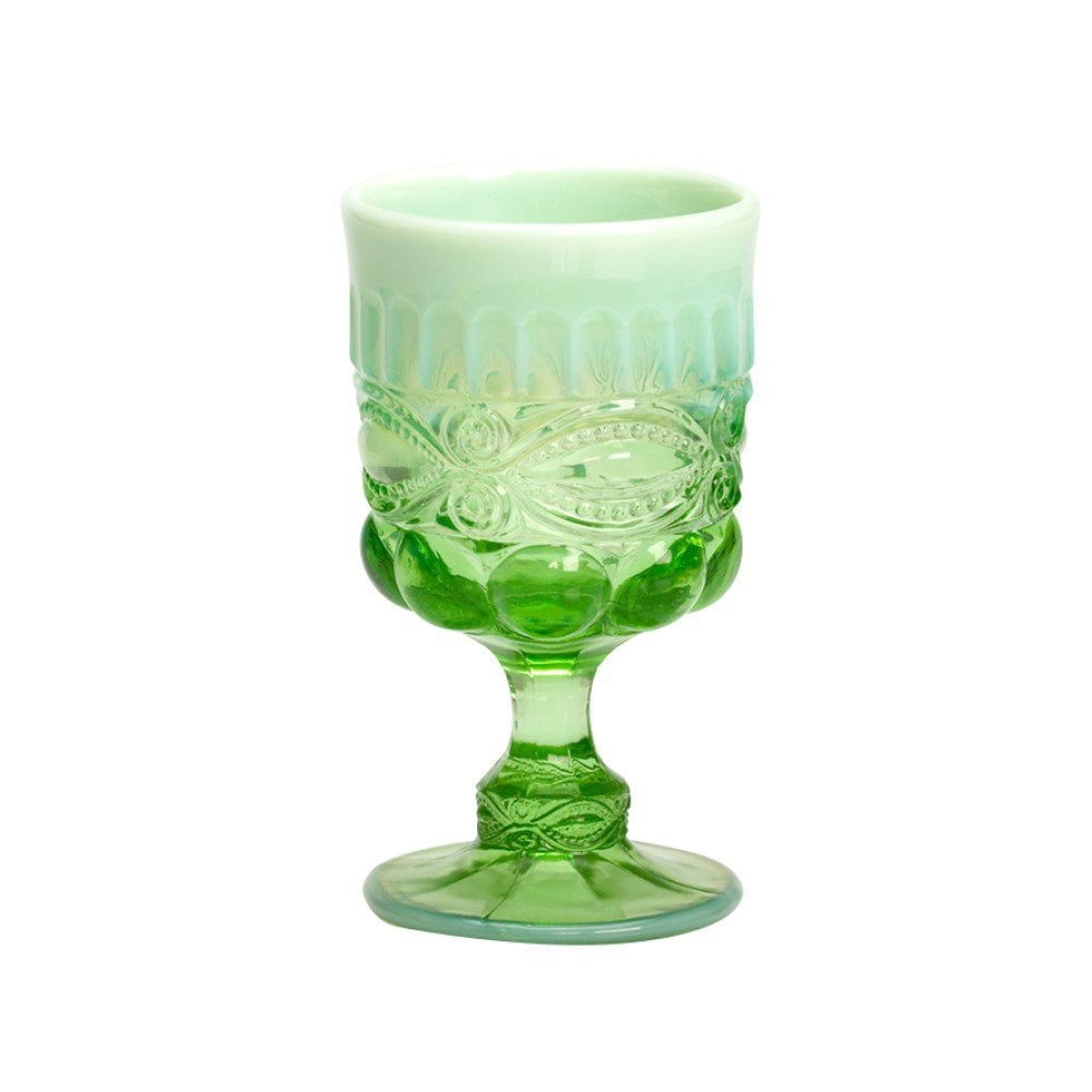 Mosser Glass Eye Winker 10oz Goblet | Green Opal - Walmart.com