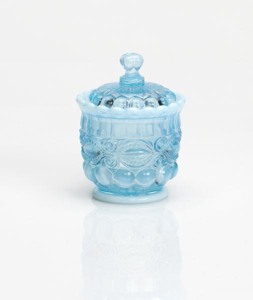 Mosser Glass Eye Winker Opal Creamer in Aqua - Walmart.com