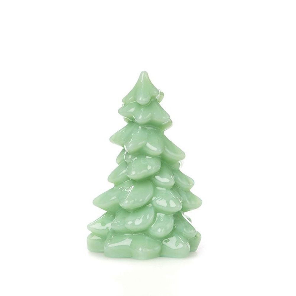 Mosser Glass Holiday Collection 2.75" Tree Figurine | Jadeite - Walmart.com