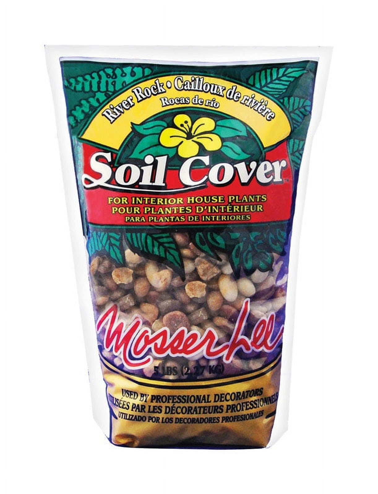 Mosser Lee Assorted River Rock Soil Cover 5 lb - Walmart.com