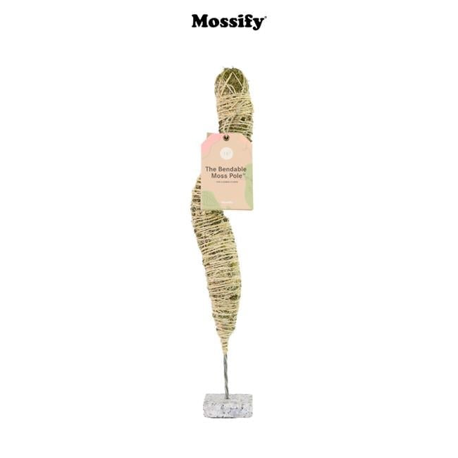 Mossify 088243 16 in. BMP-0016 Brown Bendable Moss Pole MP12 Plant ...