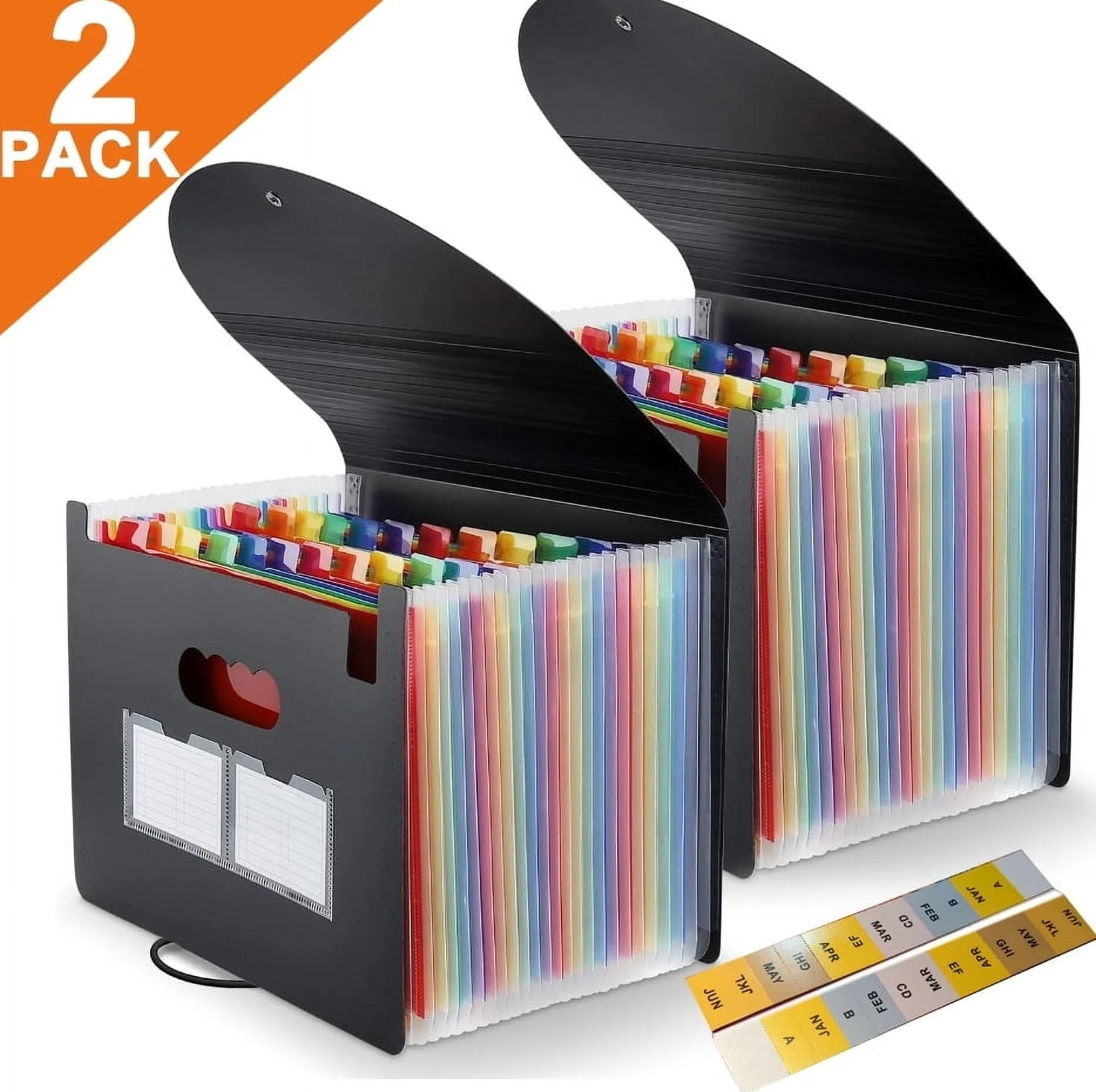 Mossime 24 Pockets Accordion File Organizer, Office & School Supplies ...