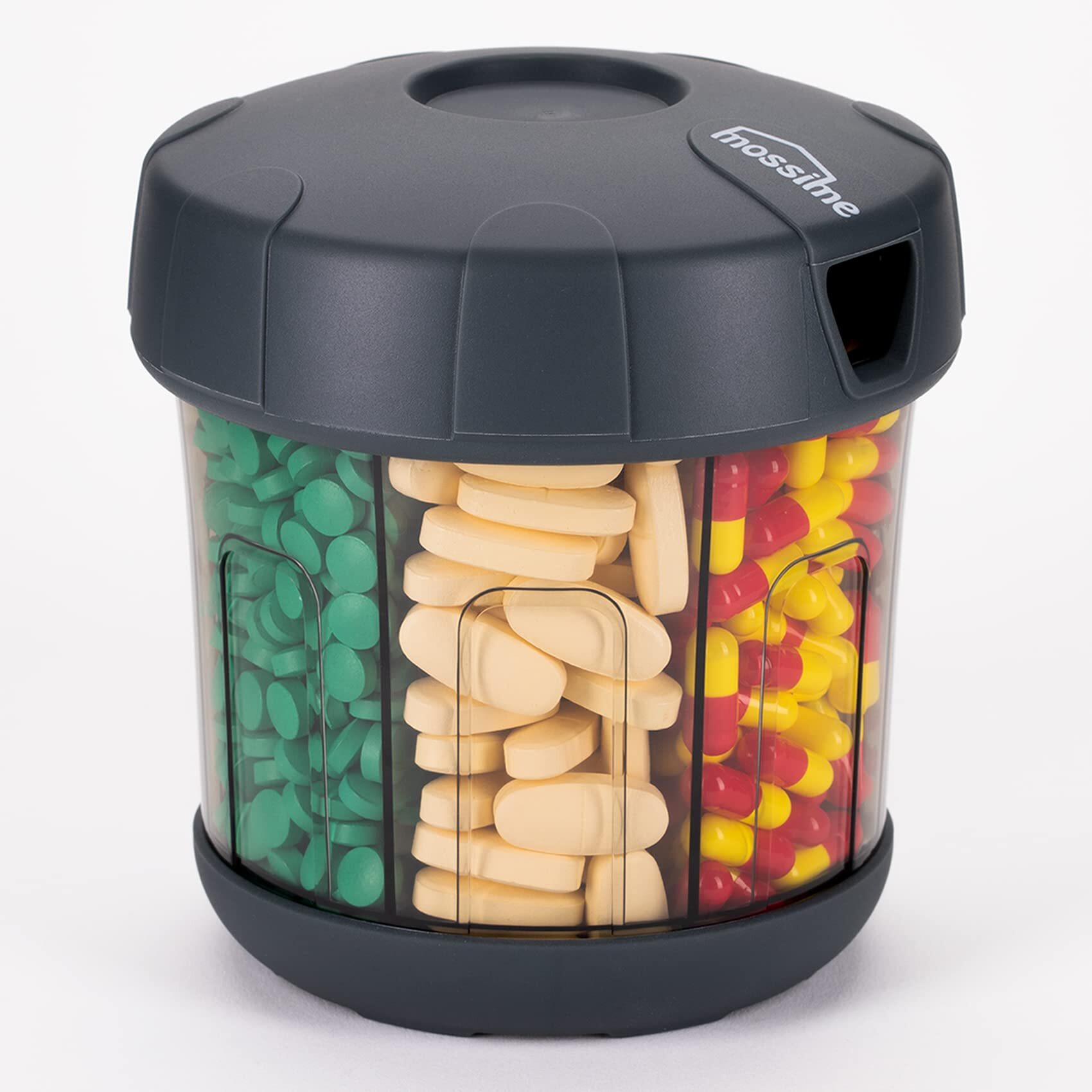 Large Pill Bottle Box, Black - Walmart.com