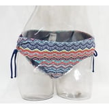 Mossimo Multi-Color Chevron Hipster Side Tie Bikini Bottoms Women's XS ...