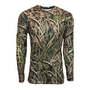 TrueTimber Camo Performance Long Sleeve Tee - HTC Green, M - Walmart.com