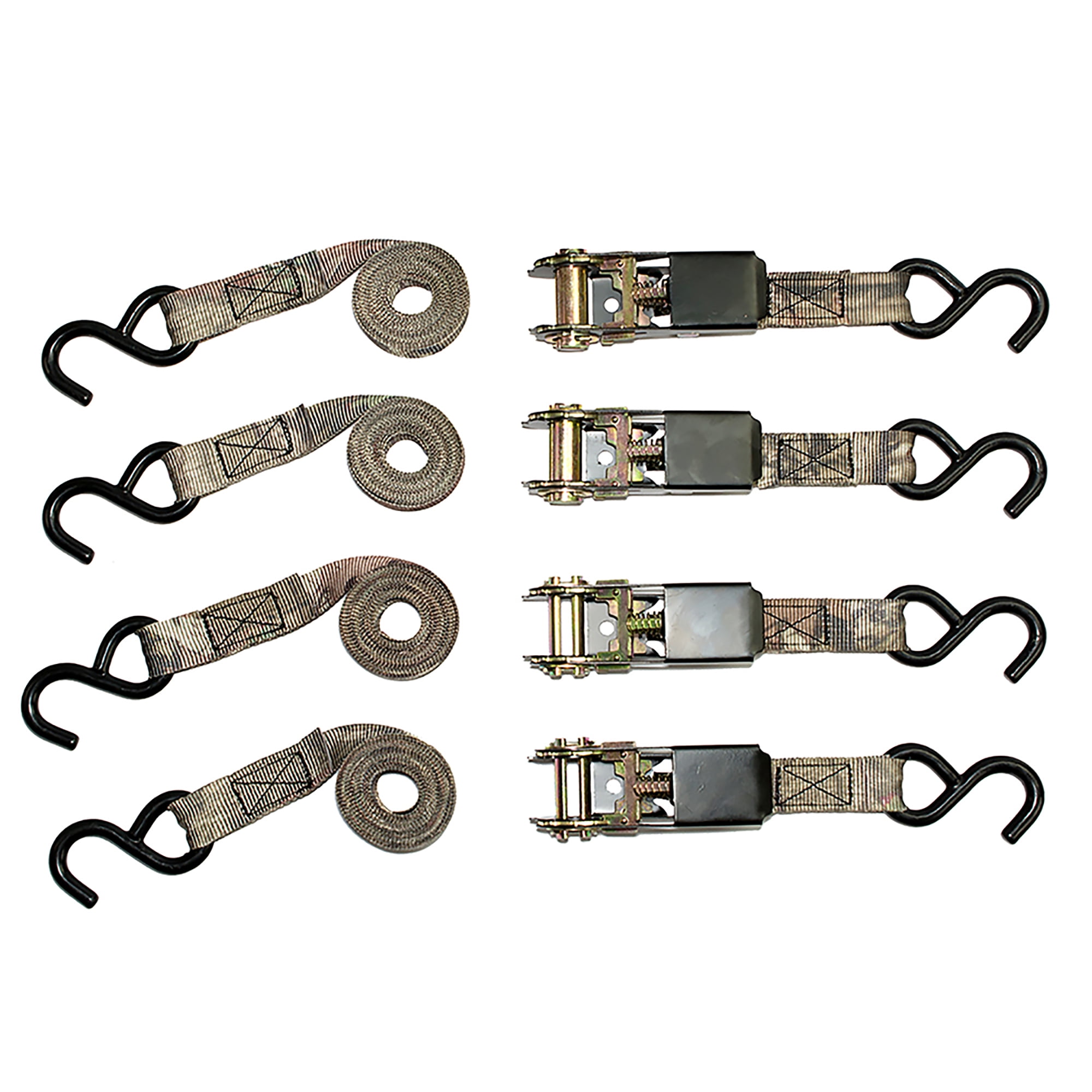 Mossy Oak Camo Ratchet Straps (1" X 8" / 4-Pack) - Walmart.com