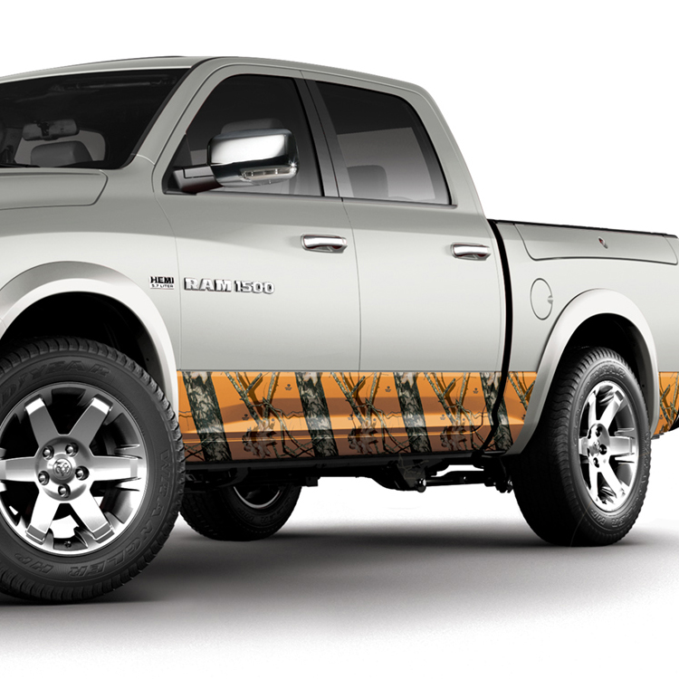 Mossy Oak Camo Rocker Panel Wrap - 16"x18' - Blaze - Walmart.com