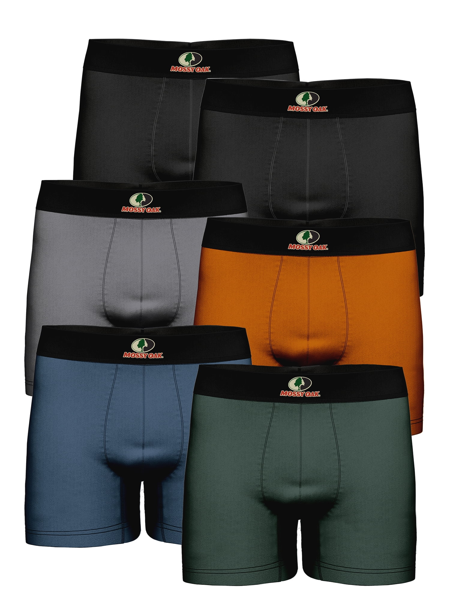 Mossy Oak Cotton Mens Briefs Breathable Underwear for Men, Multicolor 6 ...