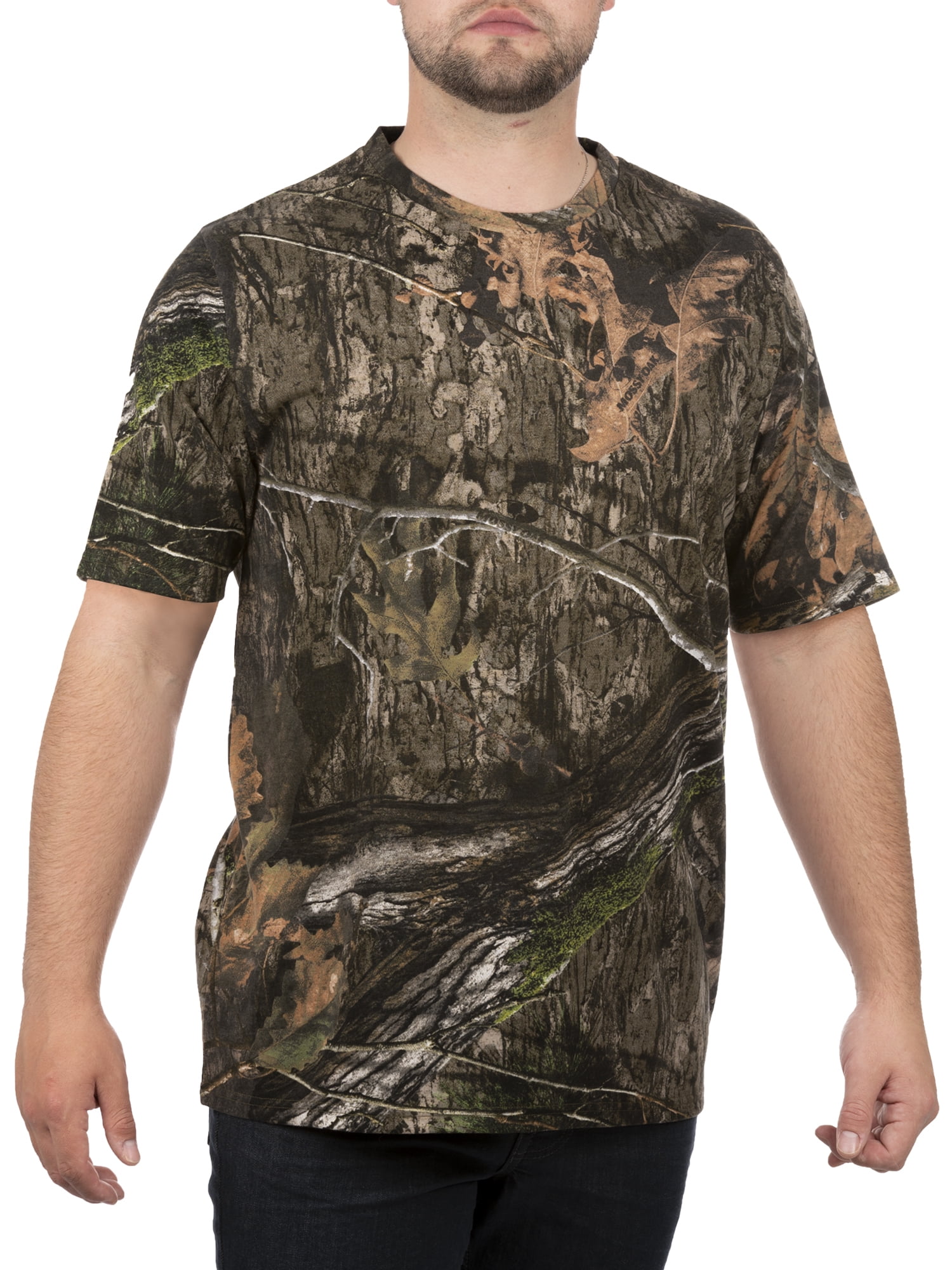 Mossy Oak Country DNA Men Short Sleeve Scent Control Hunting Camouflage ...