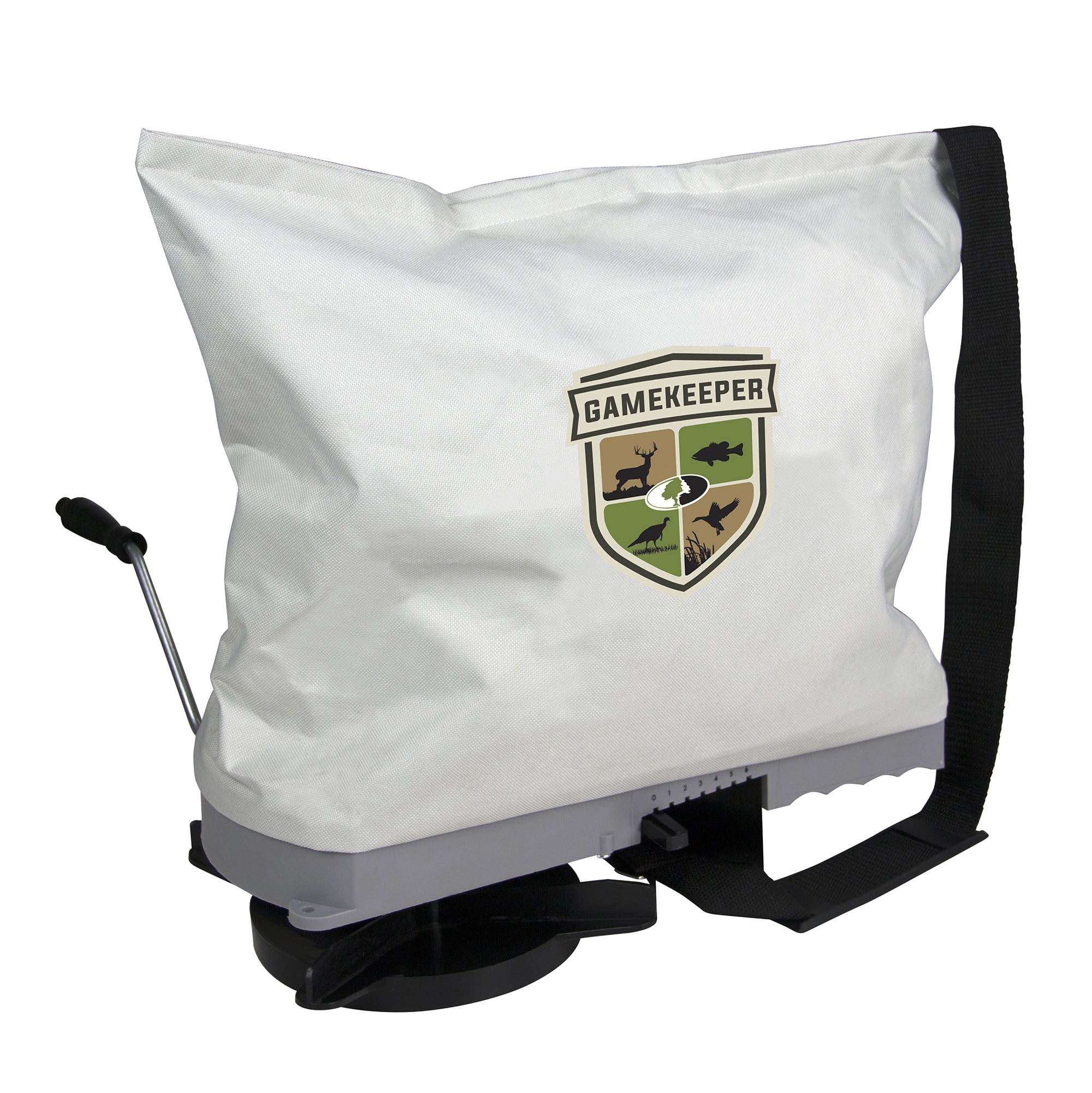 Mossy Oak Gamekeeper 25 lb Capacity Bag Broadcast Seeder for Food Plots ...