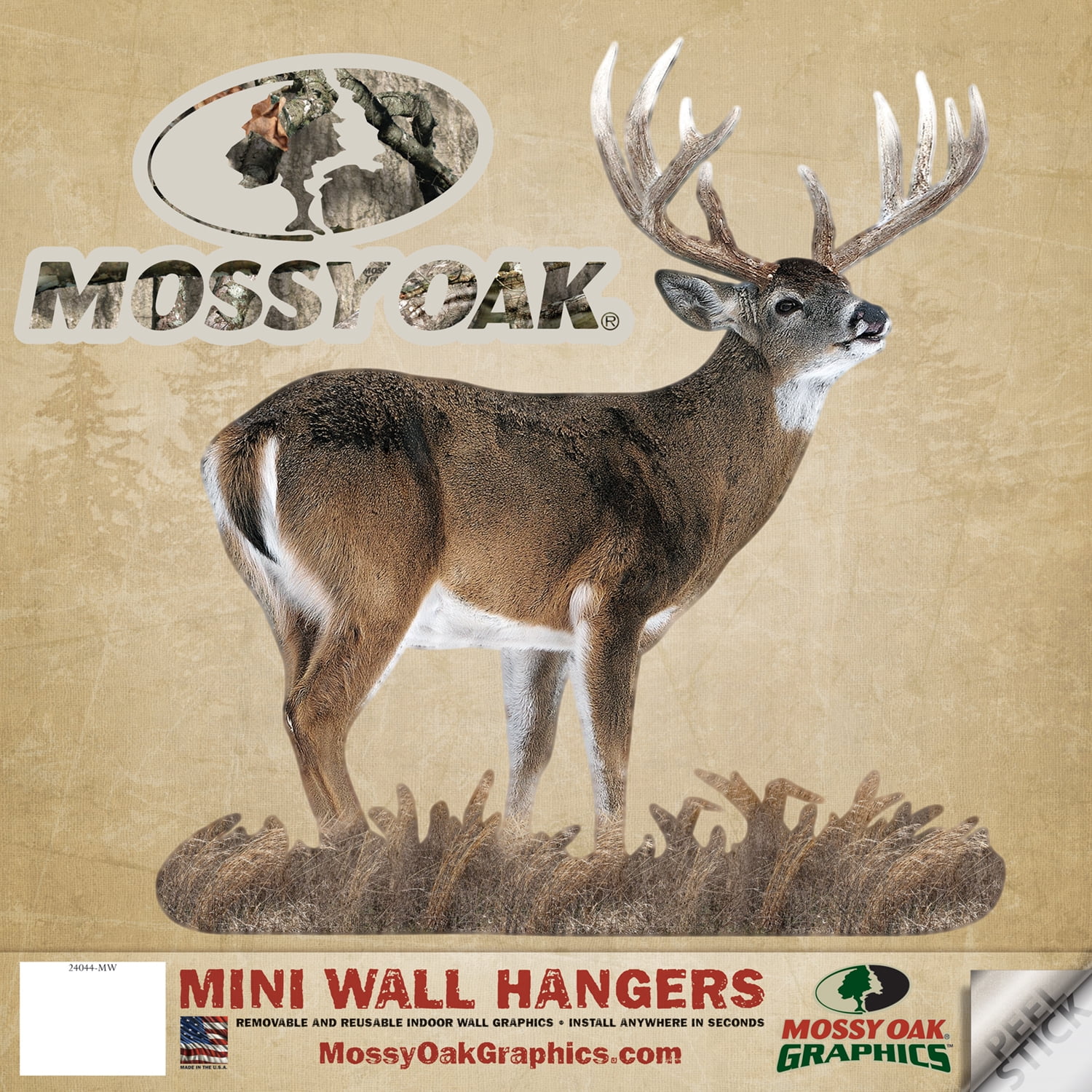 Mossy Oak Graphics Buck Right Facing Broadside - Mini Cutout - Walmart.com