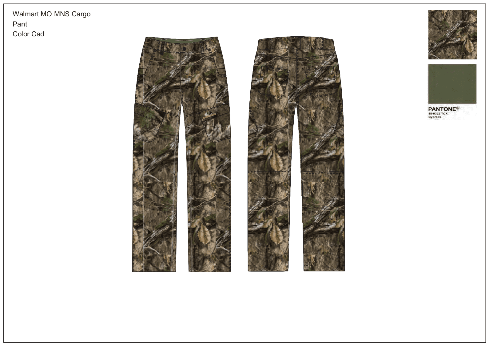 Mossy Oak 6-Pocket Hunting Cargo Pants - Bottomland Camo - Walmart.com