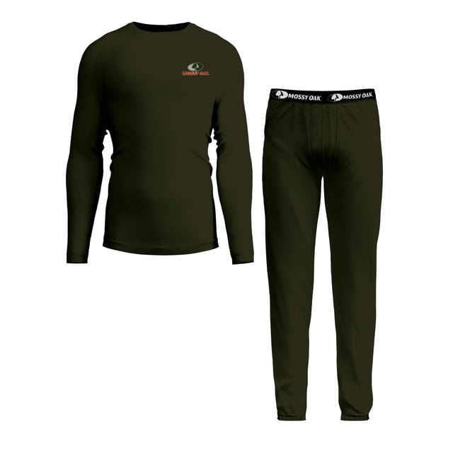 Mossy Oak Men’s Base Layers Set Compression Pants & Shirt Thermal Wear ...