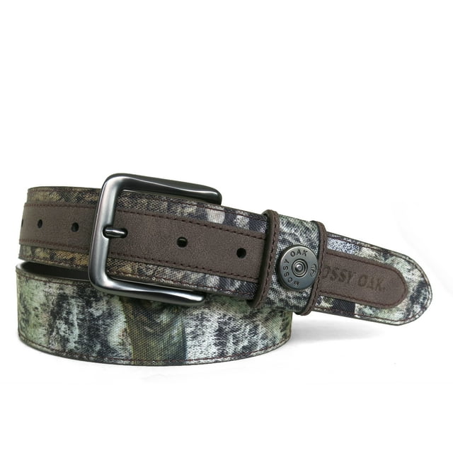 Mossy Oak Men's Mountain Shot Shell Belt Brown 86030W Size 42-44 ...