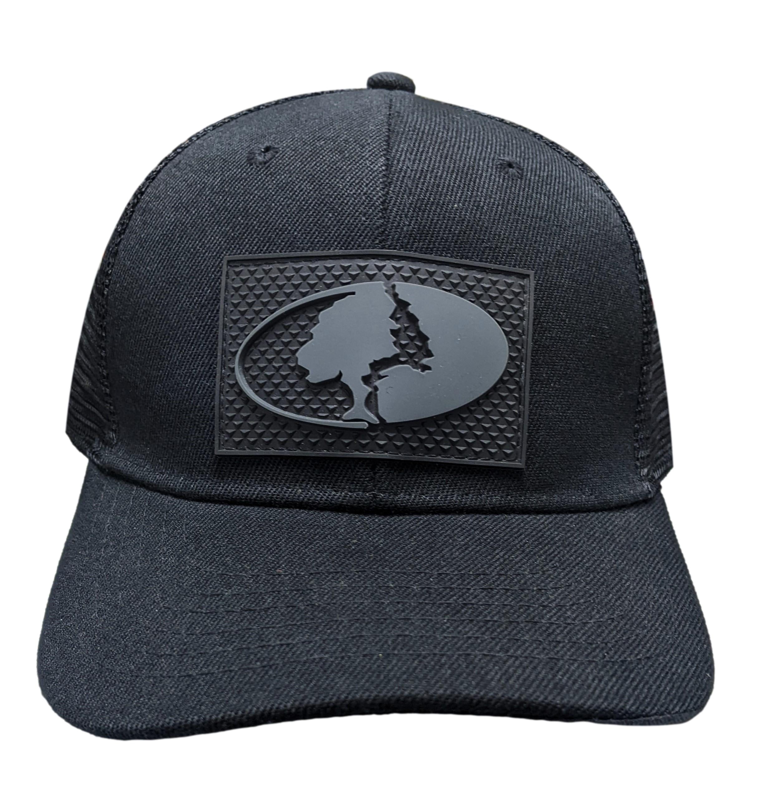 Mossy Oak Men's Snapback Mesh Cap OSFM Polyester Twill Black - Walmart.com