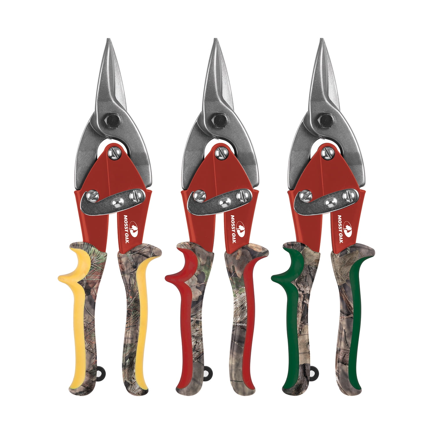 Mossy Oak Snips Set - 3 Piece Set, Country Camo, Steel Construction ...