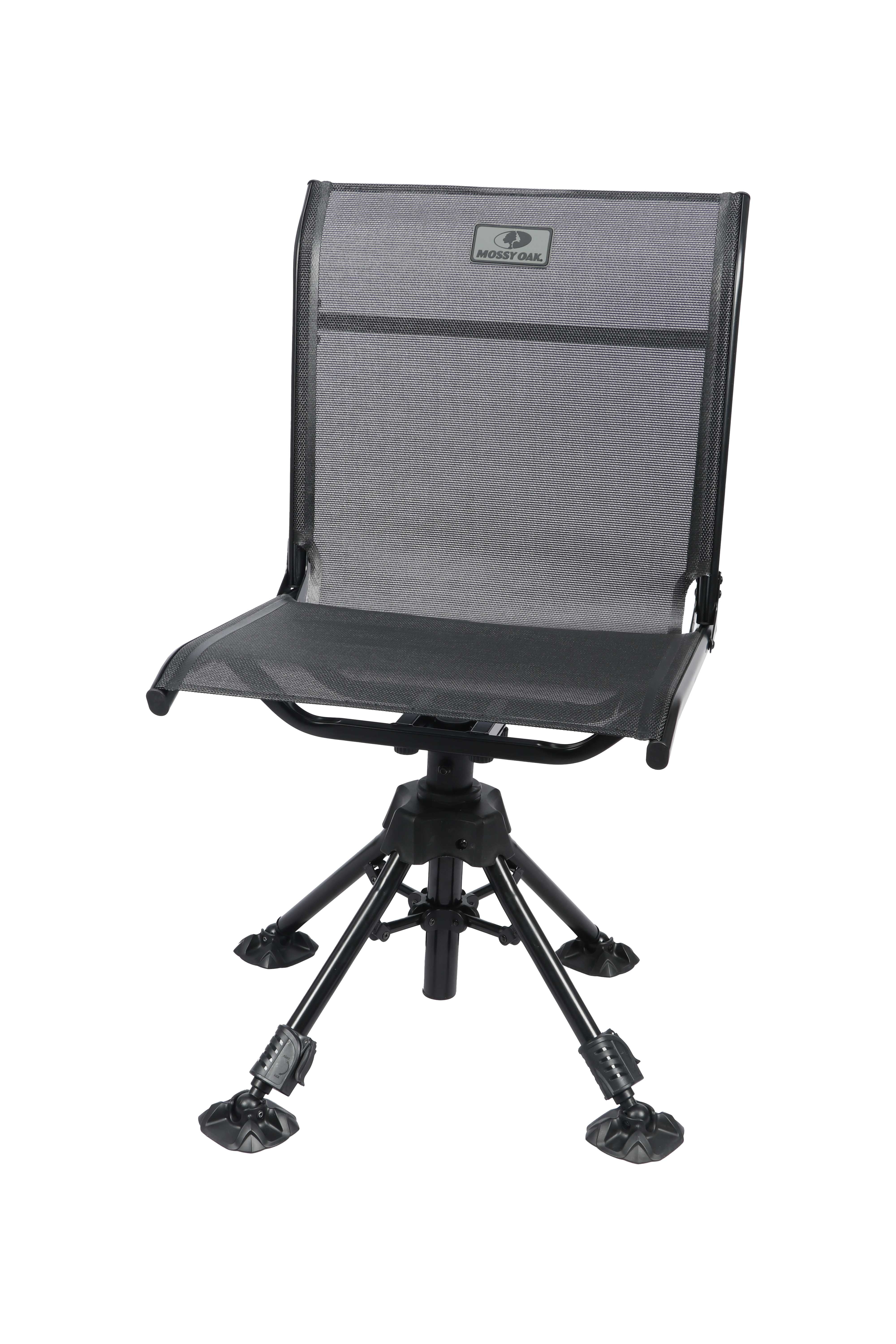 Mossy Oak 360 Degree Swivel Blind Chair with Adjustable Legs - Walmart.com