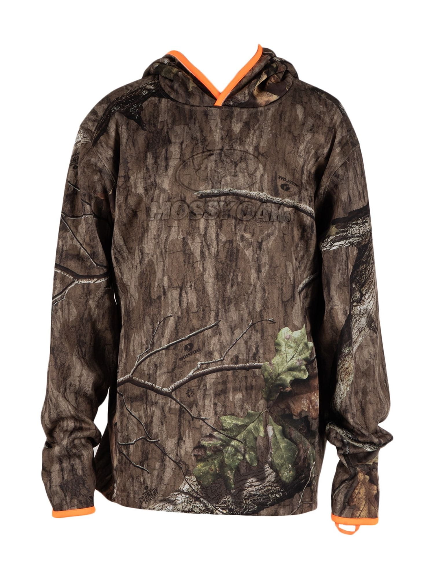 Mossy Oak Youth Long Sleeve Camouflage Hunting Pullover Hoodie, Mossy ...