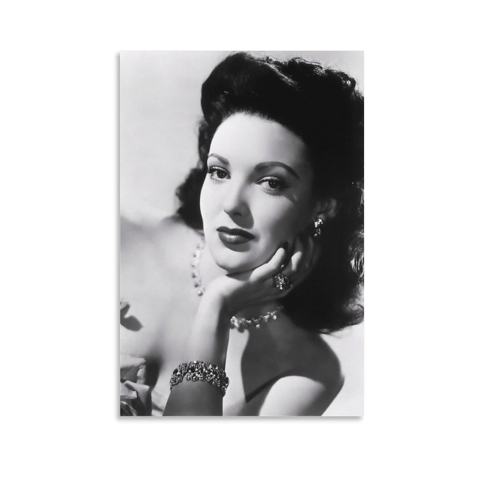 Most Appealing Female Celebrities Linda Darnell Sexy Poster Painting On ...